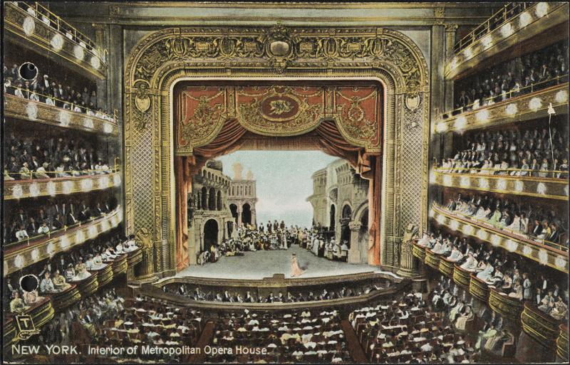 Museum of the City of New York - Interior of Metropolitan Opera House.