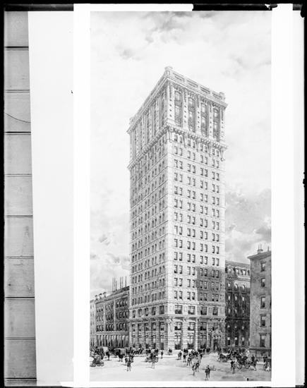 Museum of the City of New York - Kuhn-Loeb Building, watercolor ...