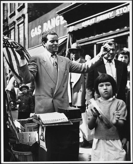 Museum of the City of New York - Harlem Preacher, NYC, 1940s