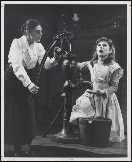 Helen Keller And Anne Sullivan At The Water Pump